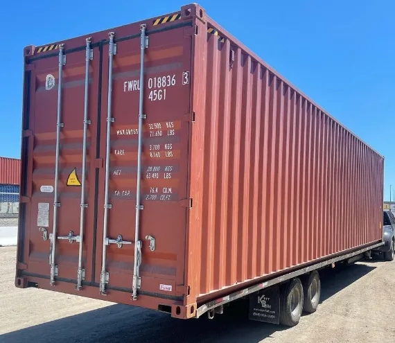 40ft High Cube Open Side with Post Shipping Container - MONT SHIPPING ...