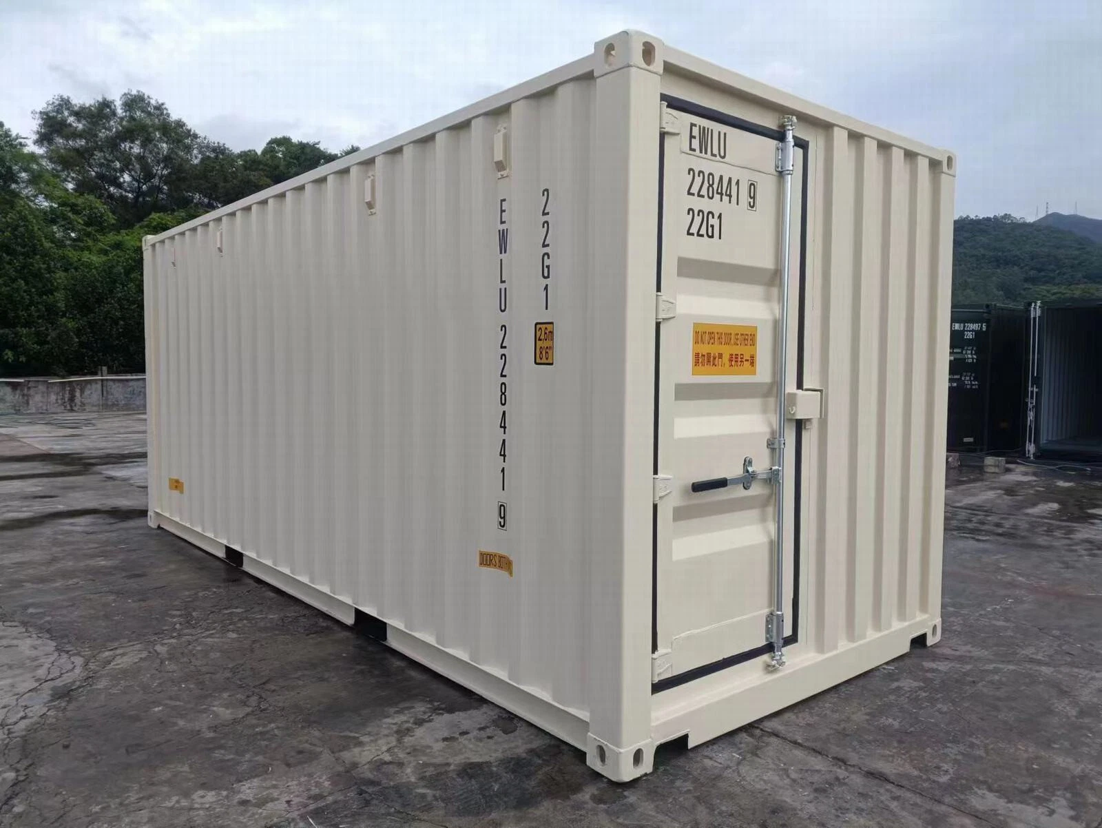 20ft One-Trip Shipping Container – Triple Door Access (Double + Single ...